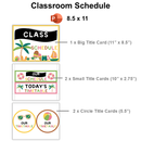 Classroom Schedule - Hello Summer | Editable – kjunstudio