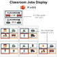 Classroom Jobs Display - Little Town | Editable – kjunstudio