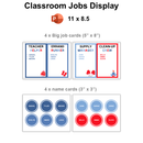 Classroom Jobs Display - Blue Winter | Editable – kjunstudio