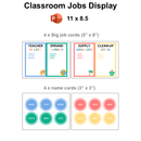 Classroom Jobs Display - Summer Beach | Editable – kjunstudio