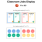 Classroom Jobs Display - Summer Beach | Editable – kjunstudio