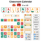 Classroom Calendar - Cute Christmas | Editable – kjunstudio