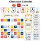 Classroom Calendar - Cute Transportation | Editable – kjunstudio