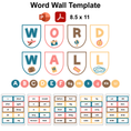 Word Wall Template - Travel the World | Editable – kjunstudio