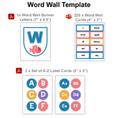 Word Wall Template - Under the Sea | Editable – kjunstudio