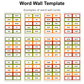 Word Wall Template - Hello Fall | Editable – kjunstudio