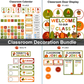 Classroom Decor Bundle - Hello Fall | Editable – kjunstudio