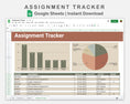 Google Sheets - Assignment Tracker - Earthy – kjunstudio