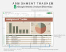 Google Sheets - Assignment Tracker - Earthy – kjunstudio