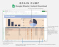 Google Sheets - Brain Dump - Sweet – kjunstudio