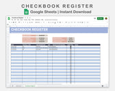 Google Sheets - Checkbook Register - Sweet – kjunstudio