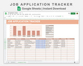 Google Sheets - Job Application Tracker - Neutral – kjunstudio