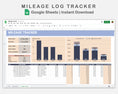 Google Sheets - Mileage Log Tracker - Sweet – kjunstudio