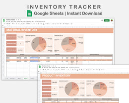 Google Sheets - Inventory Tracker - Neutral – kjunstudio