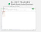 Google Sheets - Client Tracker - Neutral – kjunstudio