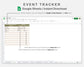 Google Sheets - Event Planner - Boho – kjunstudio