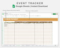 Google Sheets - Event Planner - Boho – kjunstudio
