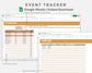 Google Sheets - Event Planner - Boho – kjunstudio