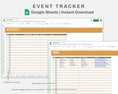 Google Sheets - Event Planner - Boho – kjunstudio