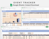 Google Sheets - Event Planner - Sweet – kjunstudio