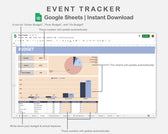 Google Sheets - Event Planner - Sweet – kjunstudio