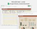 Google Sheets - Reading Log - Earthy – kjunstudio