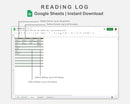 Google Sheets - Reading Log - Earthy – kjunstudio