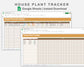 Google Sheets - House Plant Tracker - Boho – kjunstudio