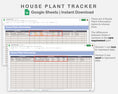 Google Sheets - House Plant Tracker - Sweet – kjunstudio