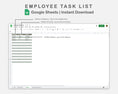 Google Sheets - Employee Task List - Earthy – kjunstudio