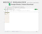 Google Sheets - Weekly Organizer for Virtual Assistant Business - Boho ...