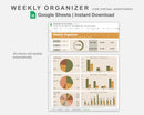 Google Sheets - Weekly Organizer for Virtual Assistant Business - Boho ...
