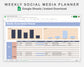 Google Sheets - Weekly Social Media Planner - Sweet – kjunstudio