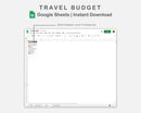 Google Sheets - Travel Budget - Earthy – kjunstudio
