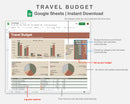 Google Sheets - Travel Budget - Earthy – kjunstudio