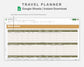 Google Sheets - Travel Planner - Boho – kjunstudio