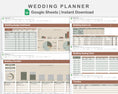 Google Sheets - Wedding Planner - Earthy – kjunstudio