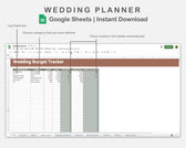 Google Sheets - Wedding Planner - Earthy – kjunstudio