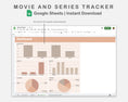 Google Sheets - Movie and Series Tracker - Neutral – kjunstudio