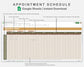 Google Sheets - Appointment Schedule - Boho – kjunstudio