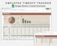 Google Sheets - Employee Time off Tracker - Earthy – kjunstudio