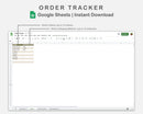 Google Sheets Order Tracker Boho Kjunstudio