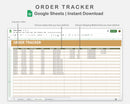 Google Sheets - Order Tracker - Boho – kjunstudio