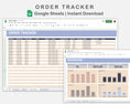 Google Sheets - Order Tracker - Sweet – kjunstudio