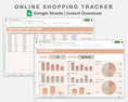 Google Sheets - Online Shopping Tracker - Neutral – kjunstudio