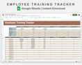 Google Sheets - Employee Training Tracker - Earthy – kjunstudio
