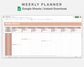 Google Sheets - Weekly Planner - Neutral – kjunstudio