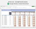 Google Sheets - Price Comparison - Sweet – kjunstudio