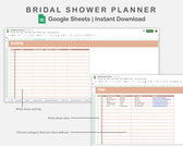 Google Sheets - Bridal Shower Planner - Neutral – kjunstudio