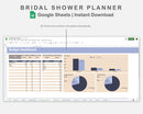Google Sheets - Bridal Shower Planner - Sweet – kjunstudio